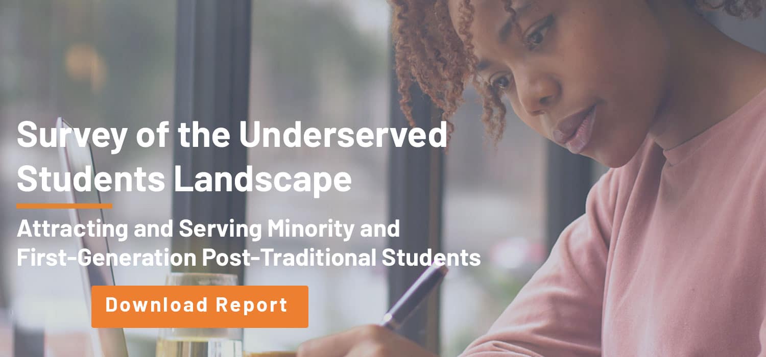 Survey of the Underserved Students Landscape - EducationDynamics